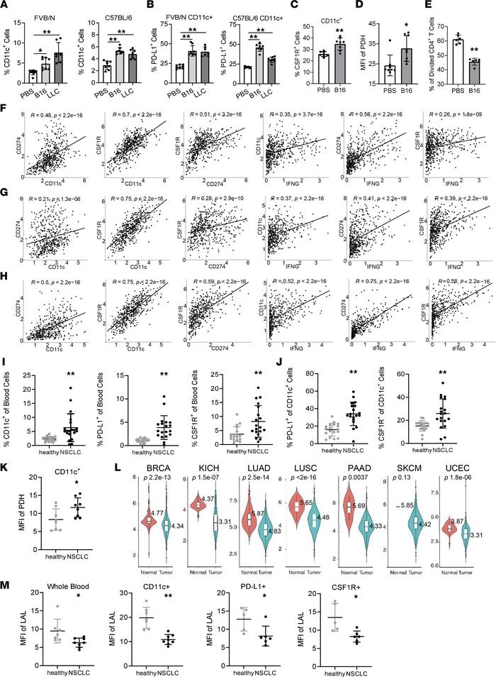 JCI Insight - Lysosomal acid lipase, CSF1R, and PD-L1 determine ...