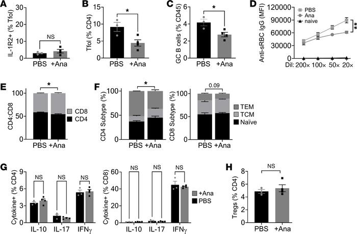 JCI Insight - Loss of T follicular regulatory cell–derived IL-1R2 ...